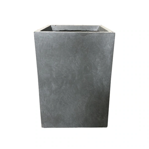 Planter Square Tall Slate 16 inch - Green Age Farms
